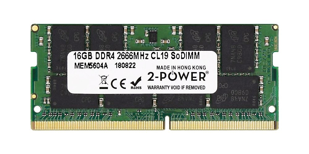 Memory RAM 1x 16GB 2-POWER SO-DIMM DDR4 2666MHZ PC4-21300 | MEM5604A ...