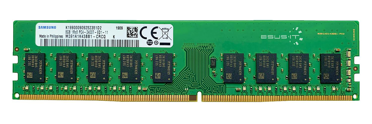 Memory RAM 1x 8GB Samsung ECC UNBUFFERED DDR4 1Rx8 2400MHz PC4-19200 ...